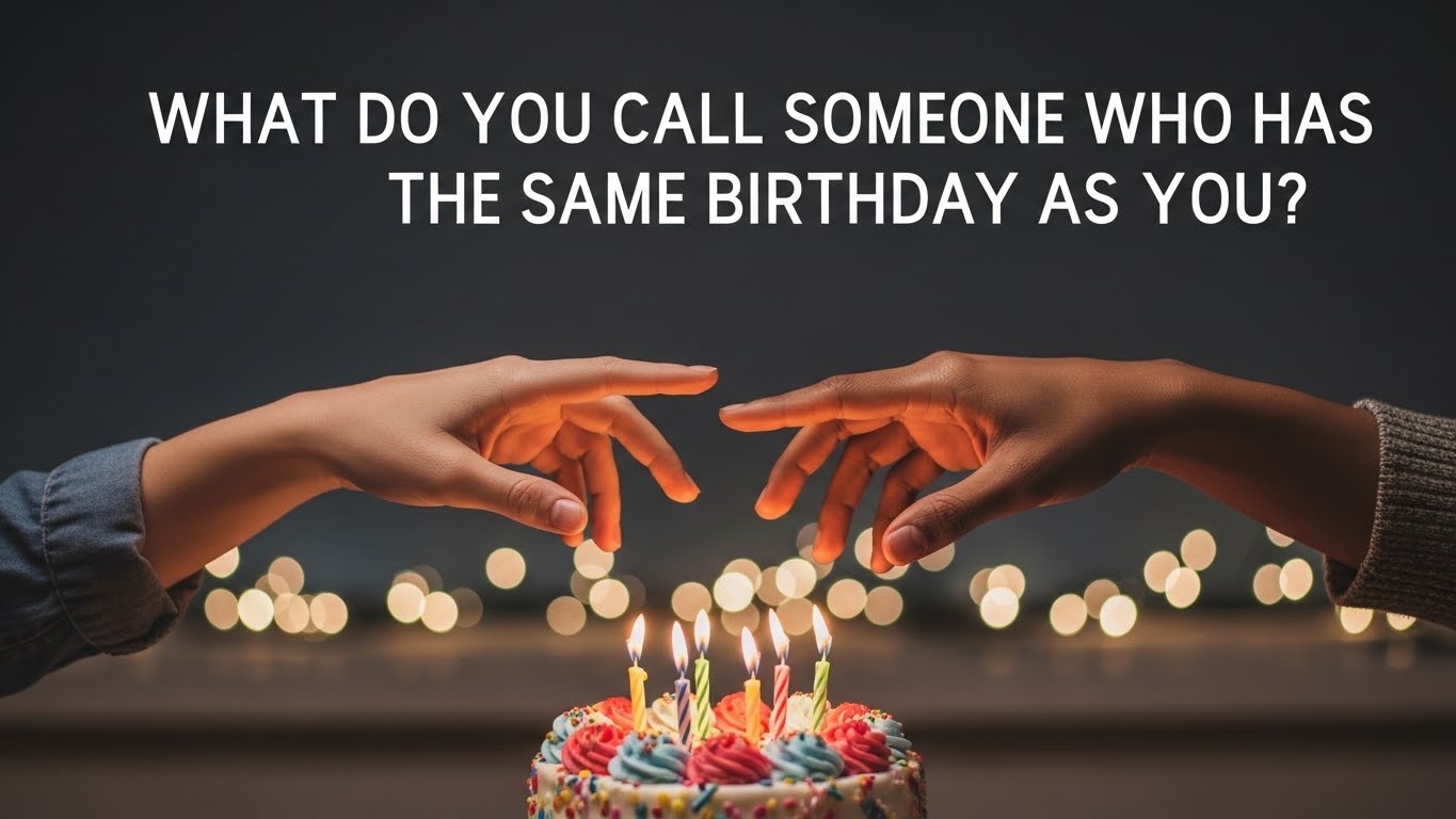 What Do You Call Someone Who Has the Same Birthday as You?