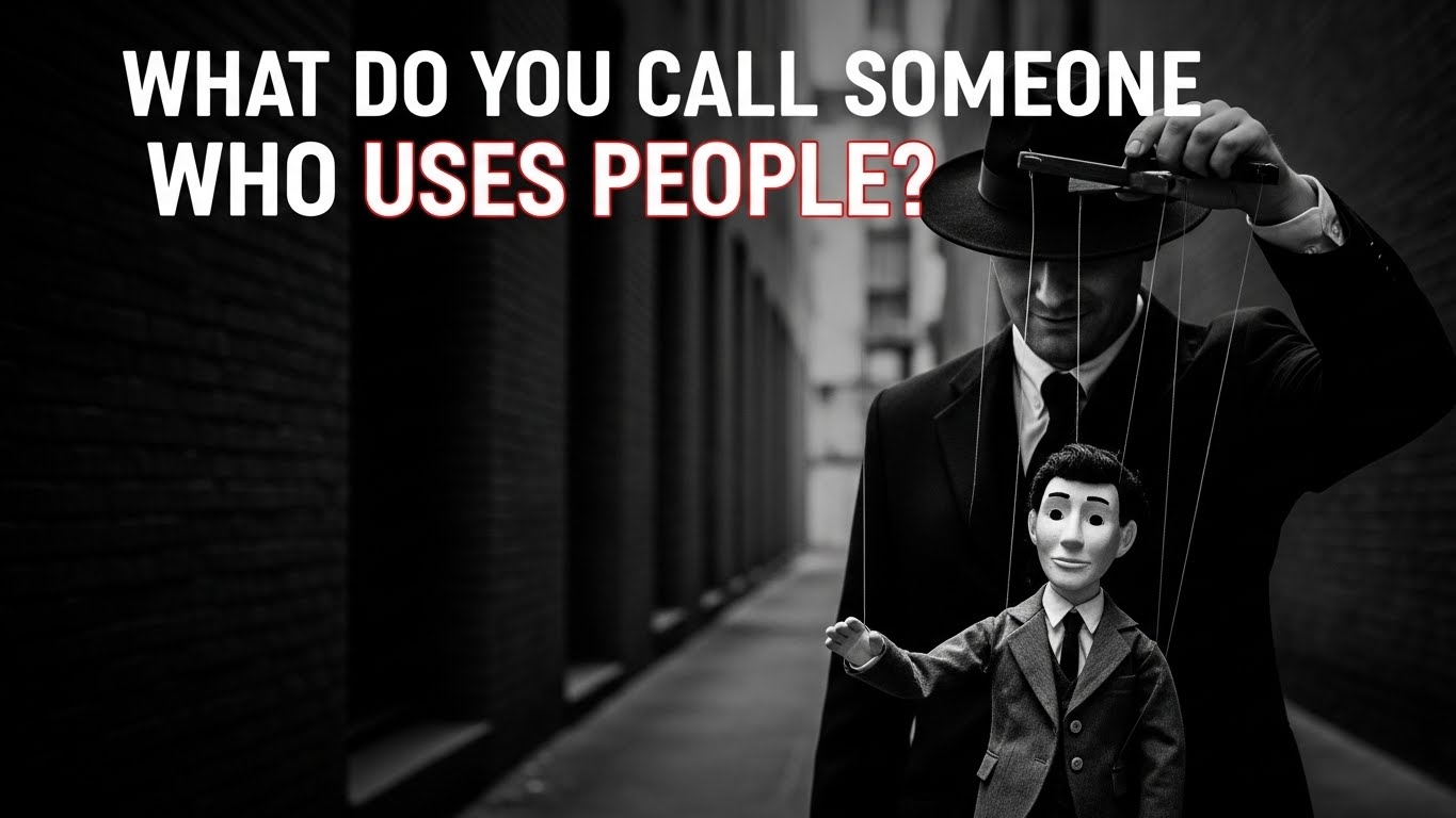 What to Call Someone Who Uses People: Terms & Signs